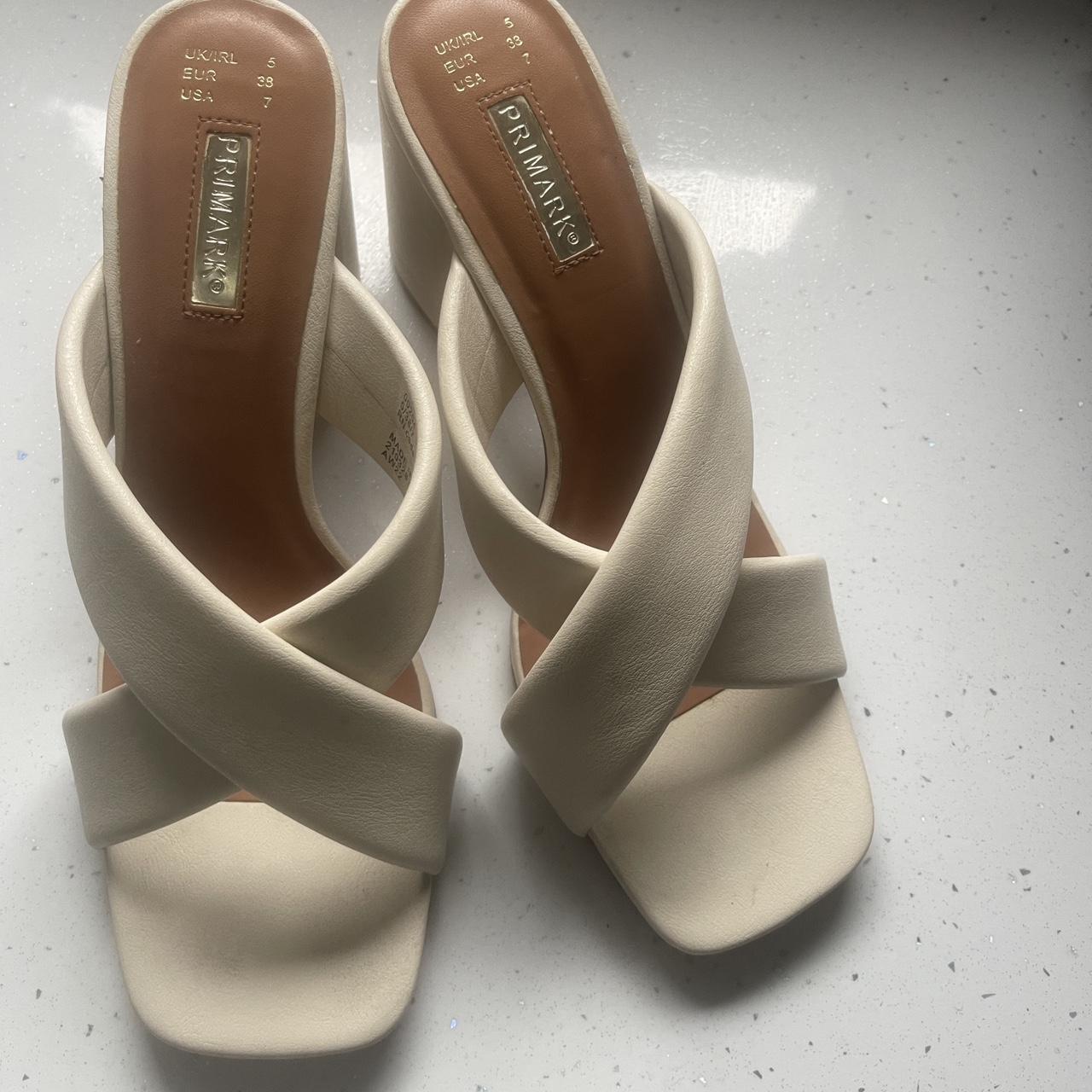 Beautiful nude/cream Shoe. Worn few times. Has a... - Depop