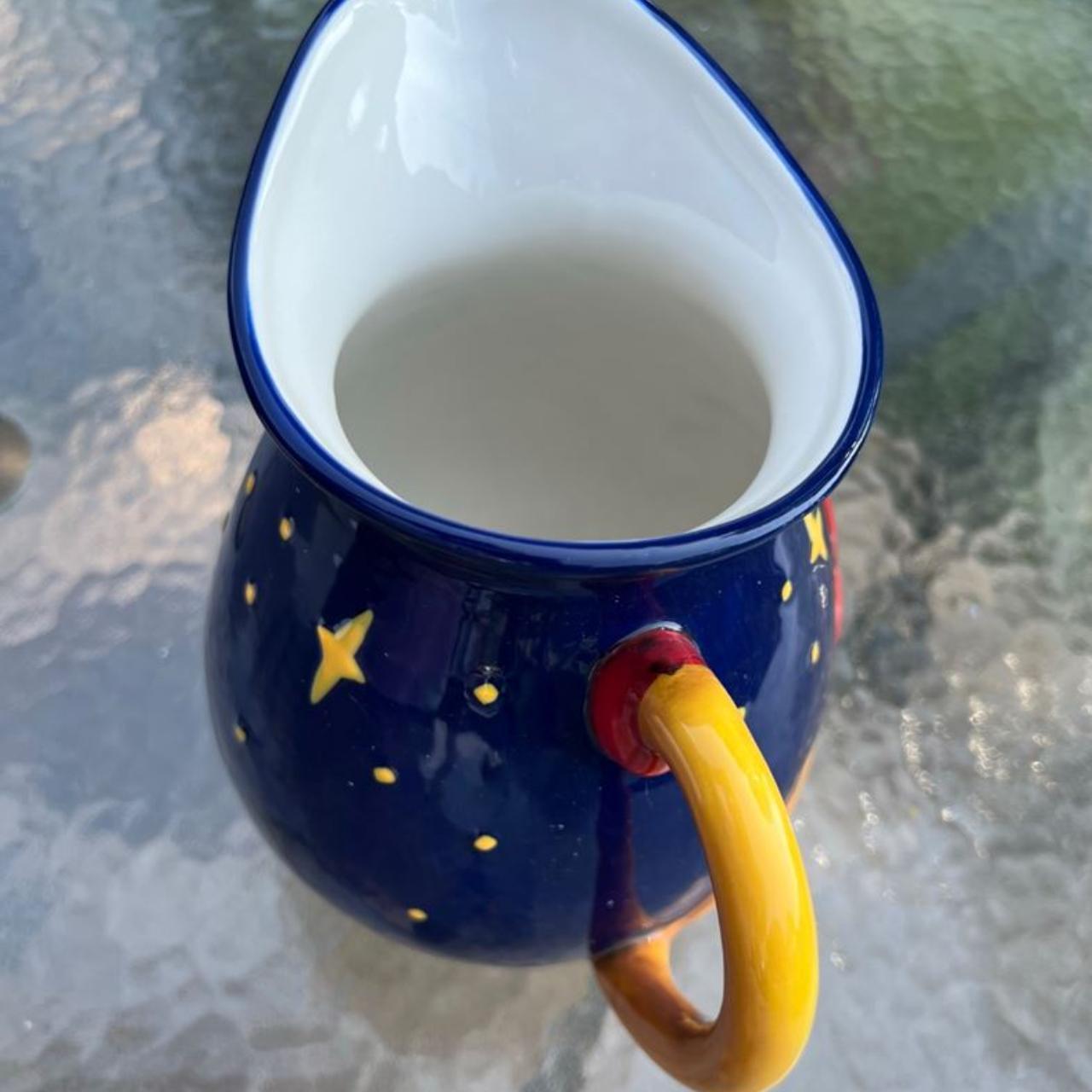 #ChristopherRadko #Handpainted Lion & Lamb Pitcher - Depop