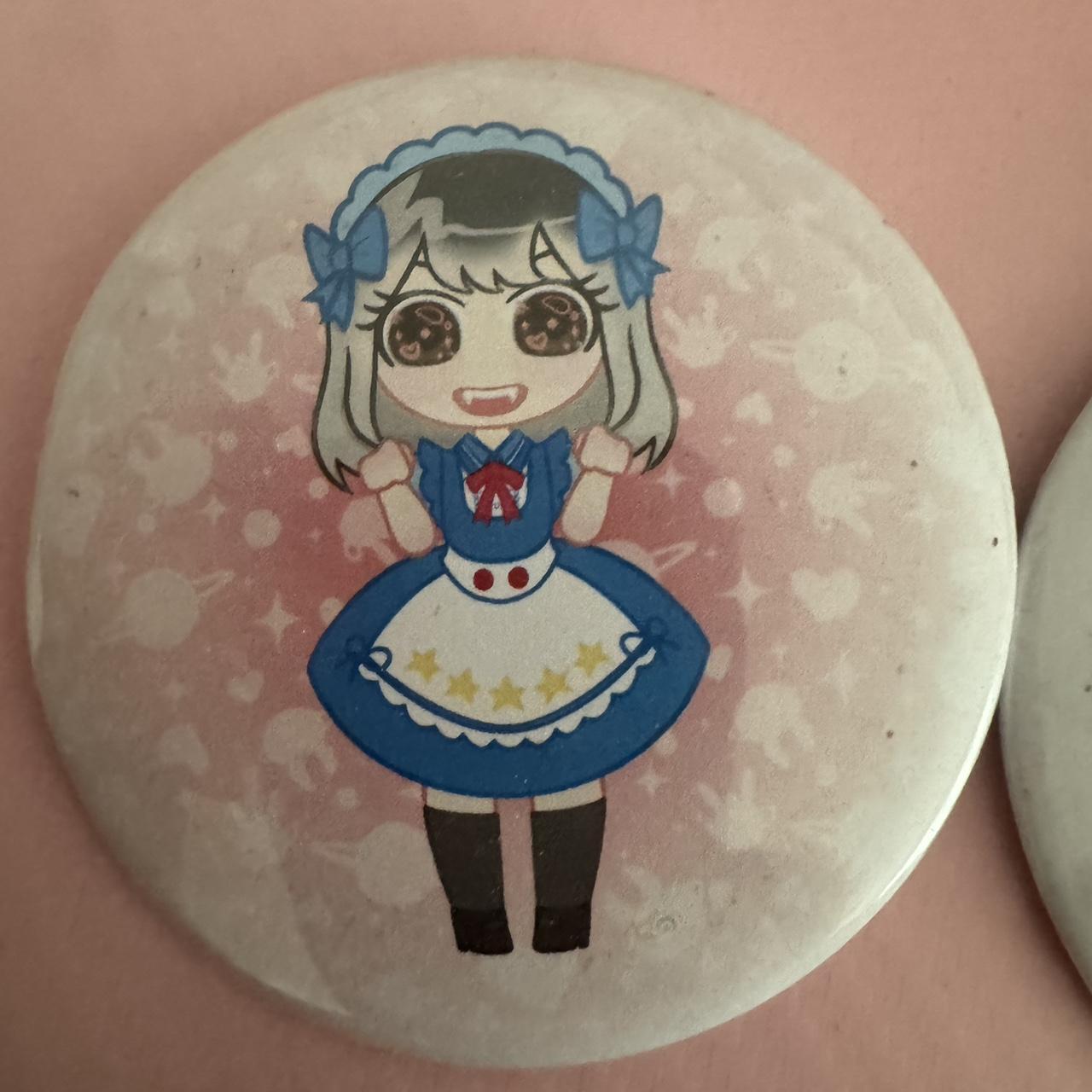 maid pins im not to sure what character what they... - Depop