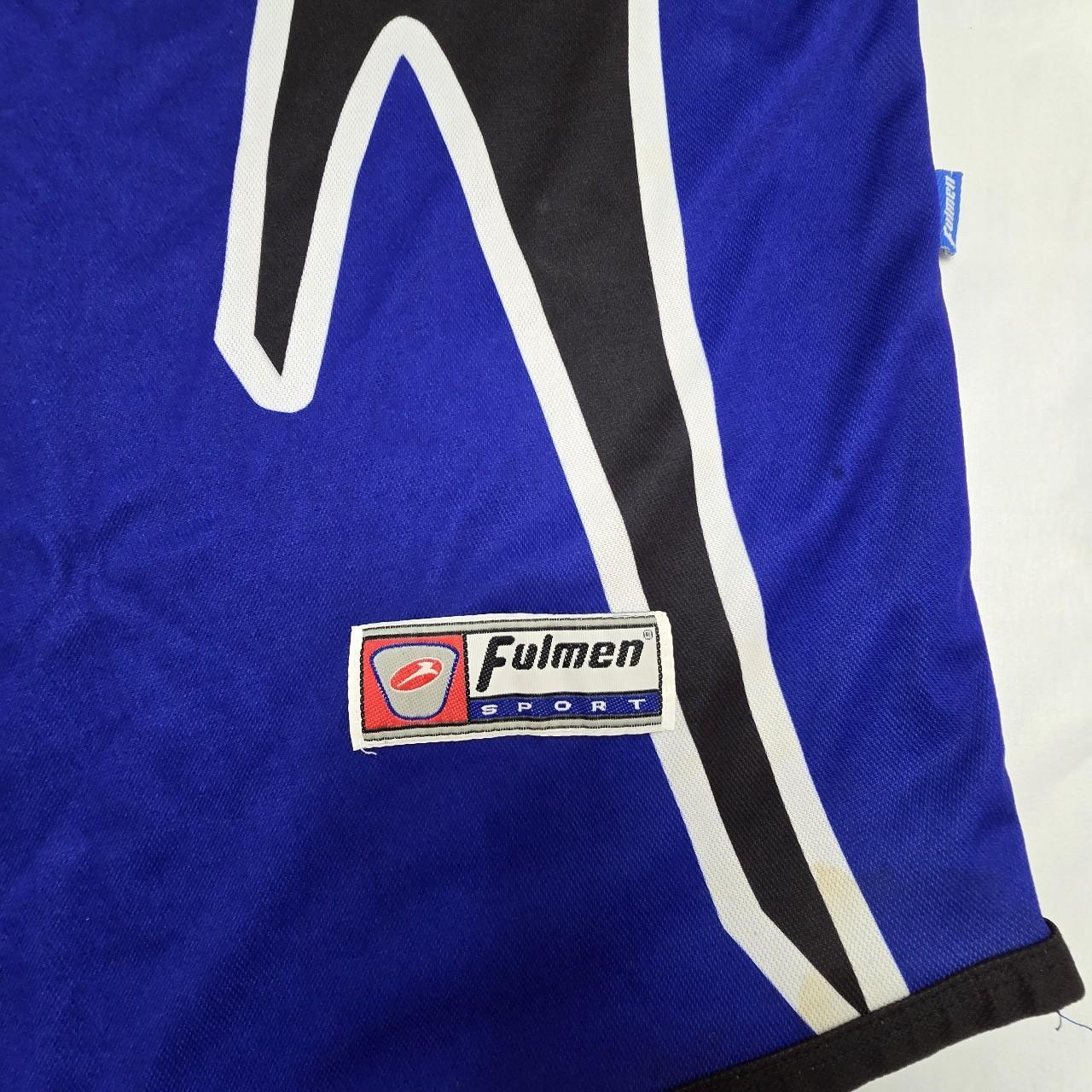 Y2k Fulmen Soccer Jersey Size Large Has some flaws,... - Depop