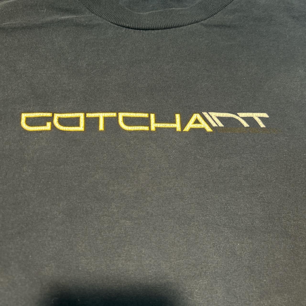 Navy blue Gotcha skate long sleeve Size: L Tag:... - Depop