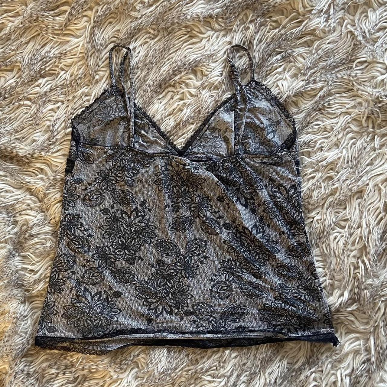 adorable v cut tank adjustable straps could fit a... - Depop