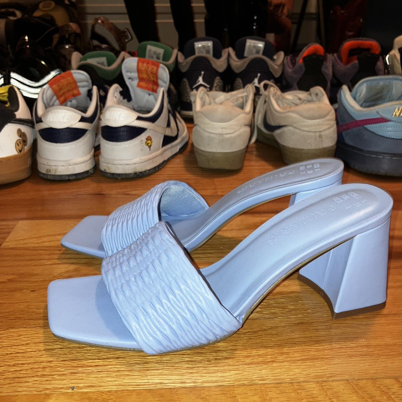 Baby blue heels 🩵 Size W7 Really comfortable and... - Depop