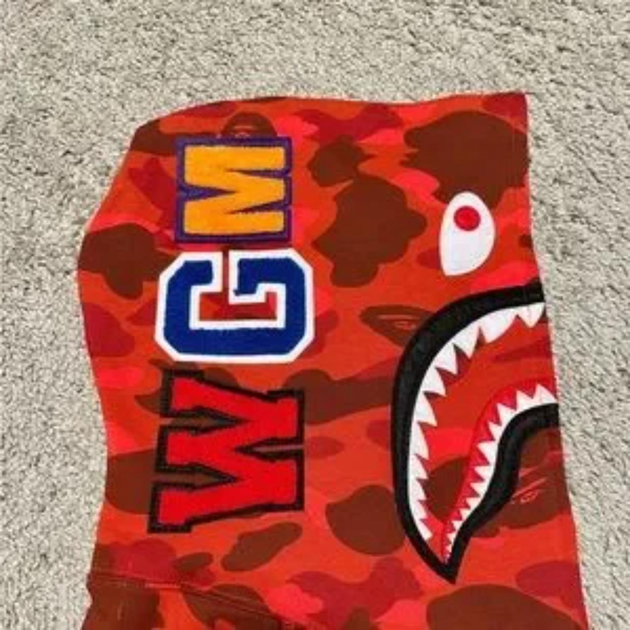 Red Bape The sizing is in asian so get your right... - Depop