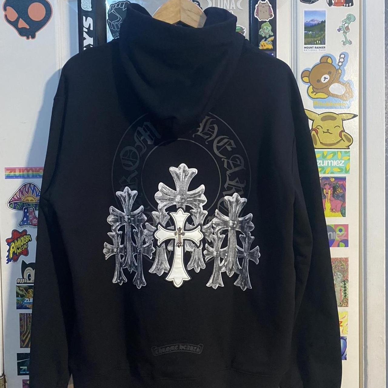 Chrome Hearts hoodie in brand new condition Size... - Depop