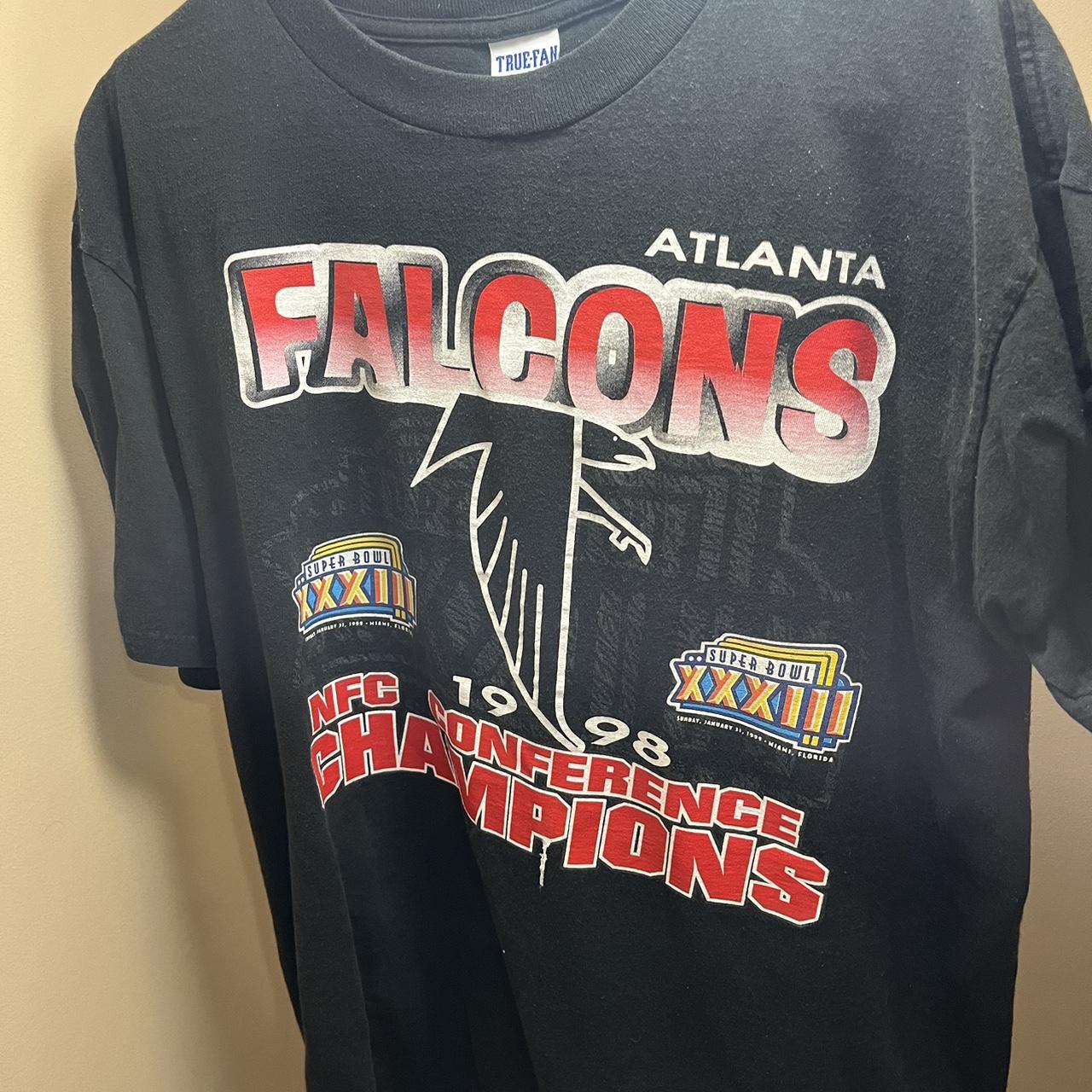 1998 Atlanta Falcons Conference Champions shirt size... - Depop