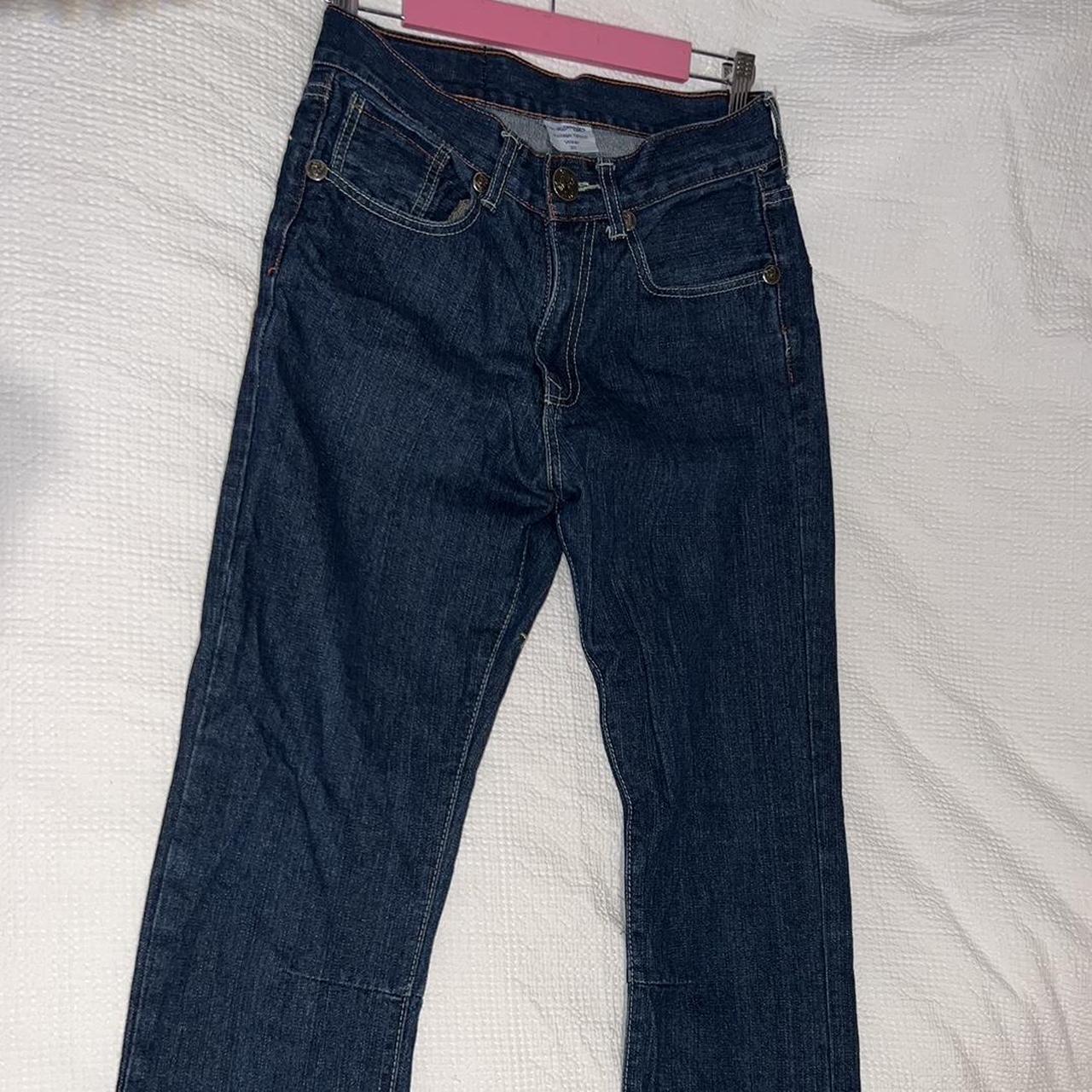 grey/ blue ed hardy jeans w30 - Depop