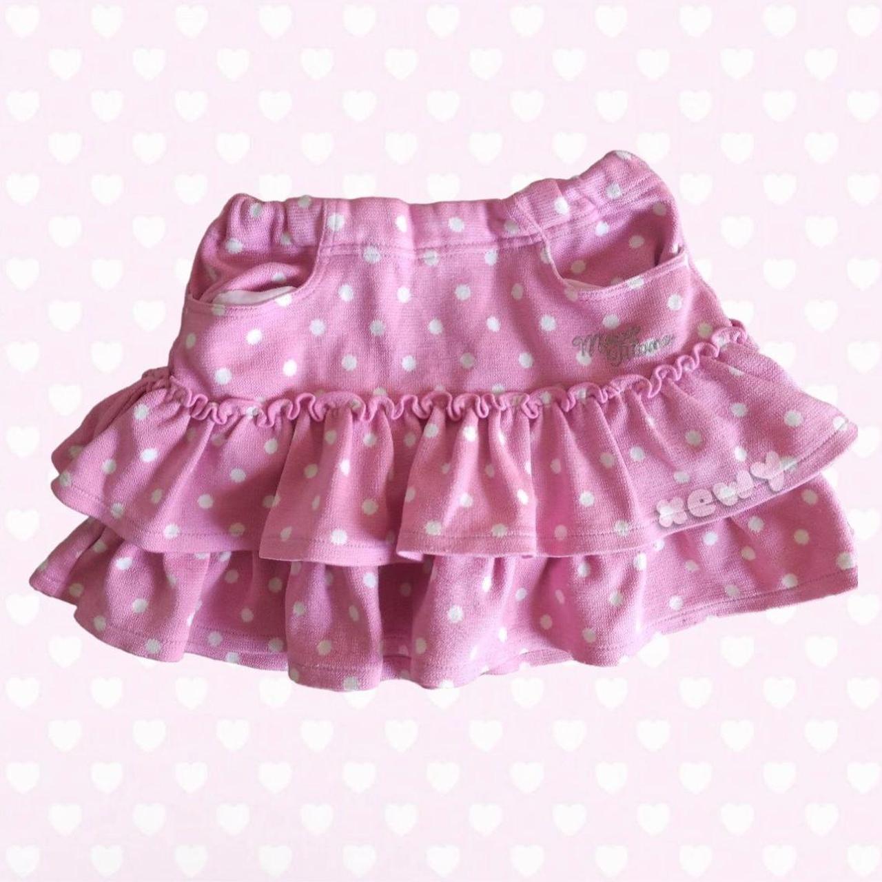 rare mezzo piano pink ruffle skirt ୨୧ size: 120cm... - Depop rare mezzo piano pink ruffle skirt ୨୧ size: 120cm... - Depop