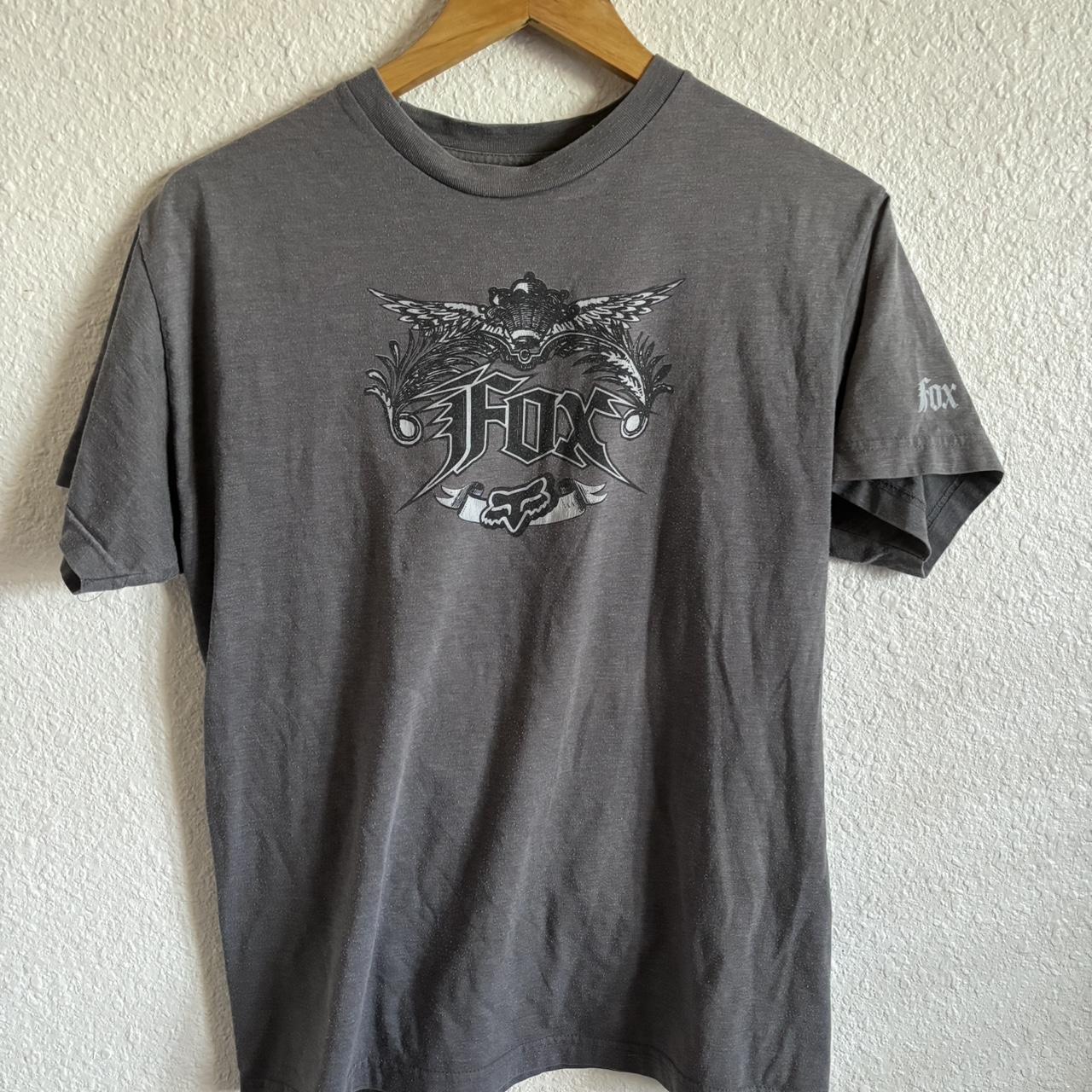 Y2K “FOX” shirt. Very cool piece - Depop
