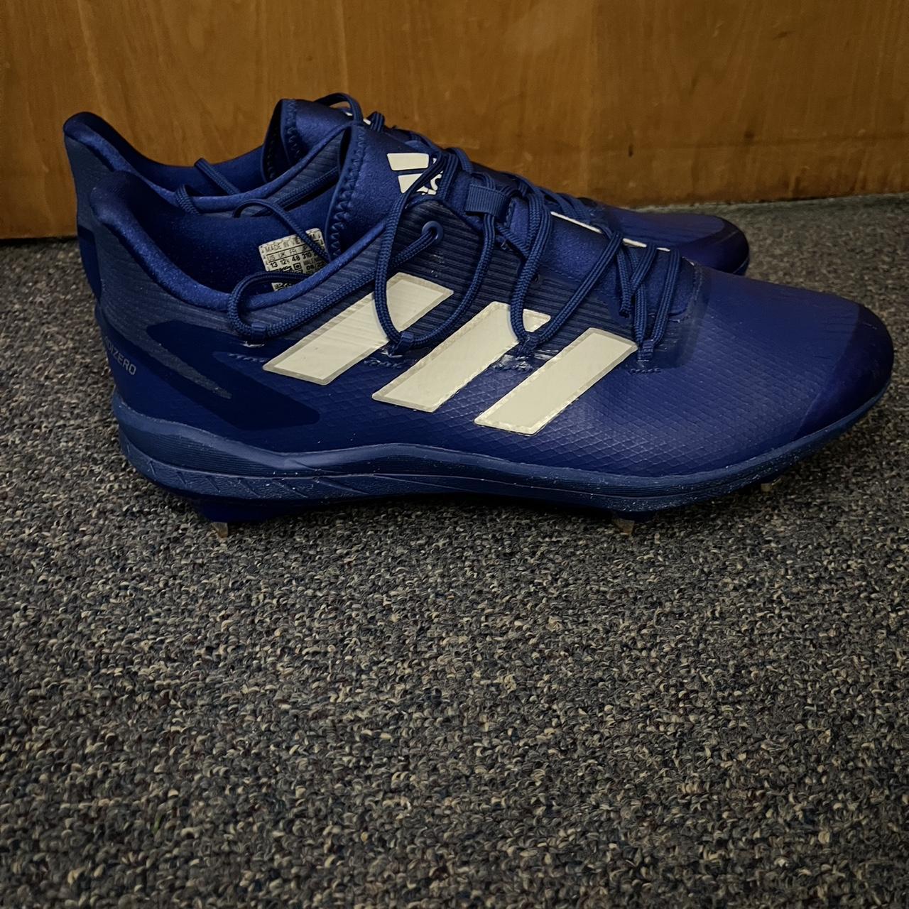 Royal Blue Adidas Men's Adizero Afterburner 8... | Depop