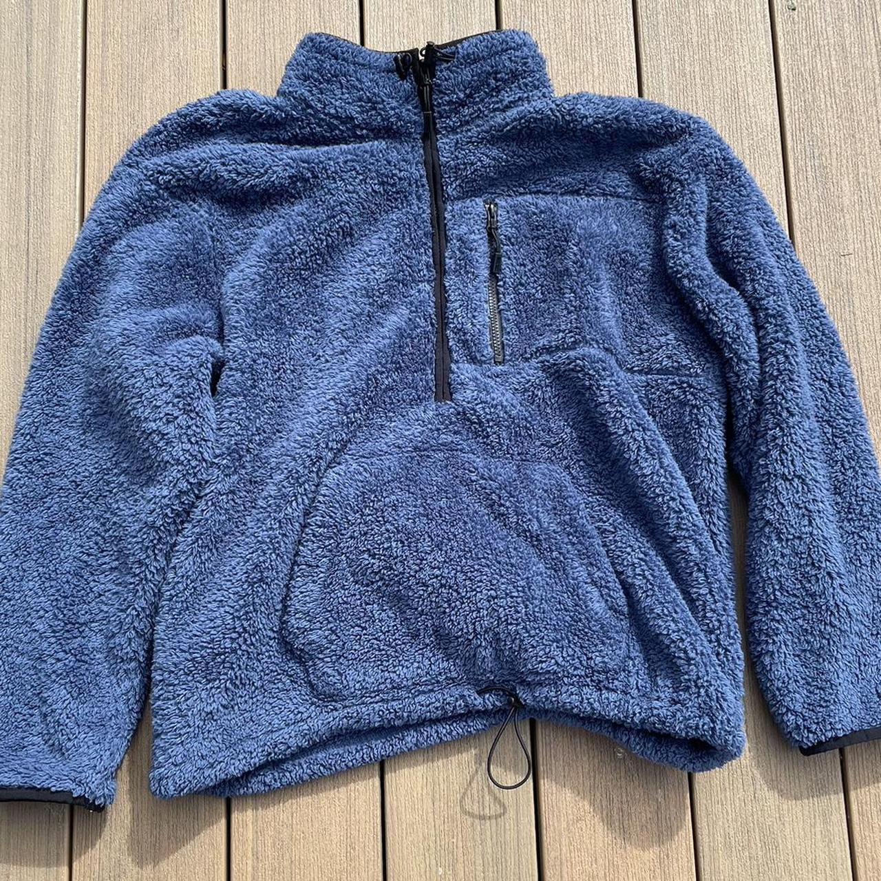 Pink Victorias Secret Xl Blue Quarter Zip Like Depop