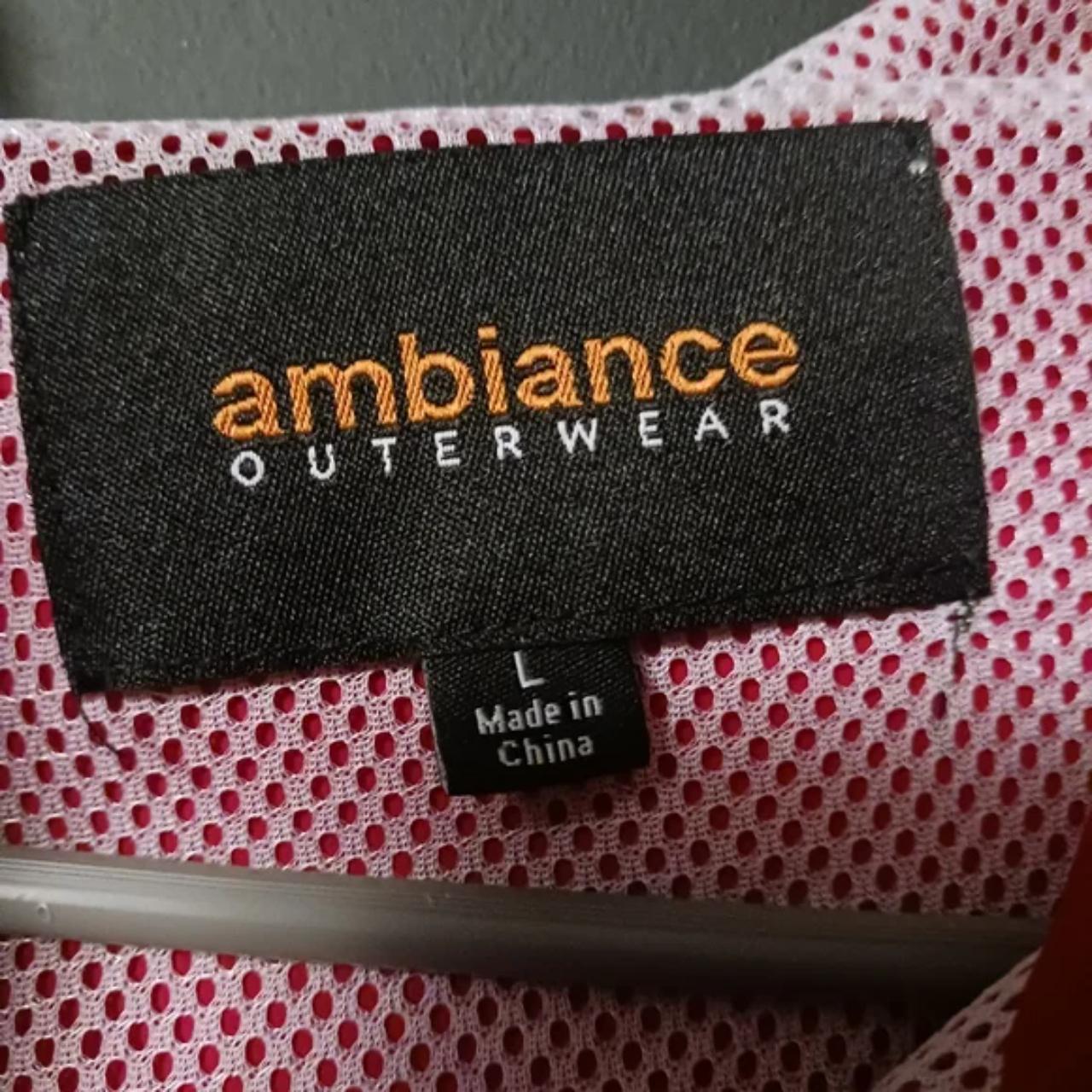 AMBIANCE WOMENS LARGE RED,WHITE AND BLUE LONG SLEEVE... - Depop