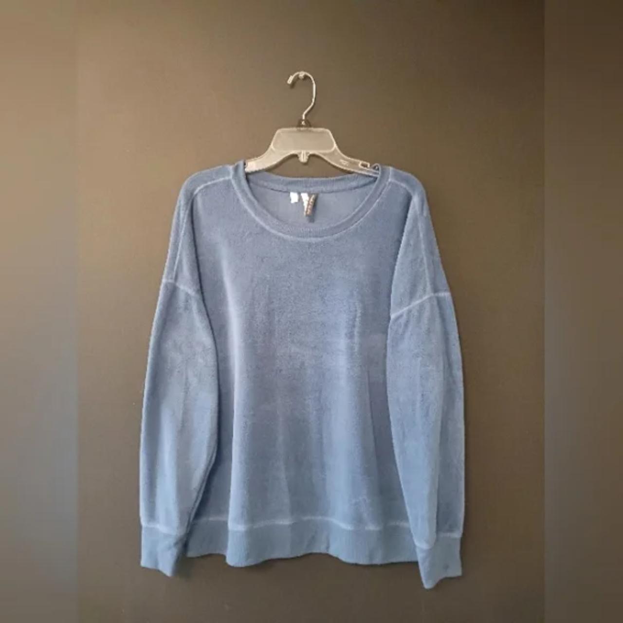JACLYN INTIMATES 1X women's blue long-sleeve comfy top💙 - Depop