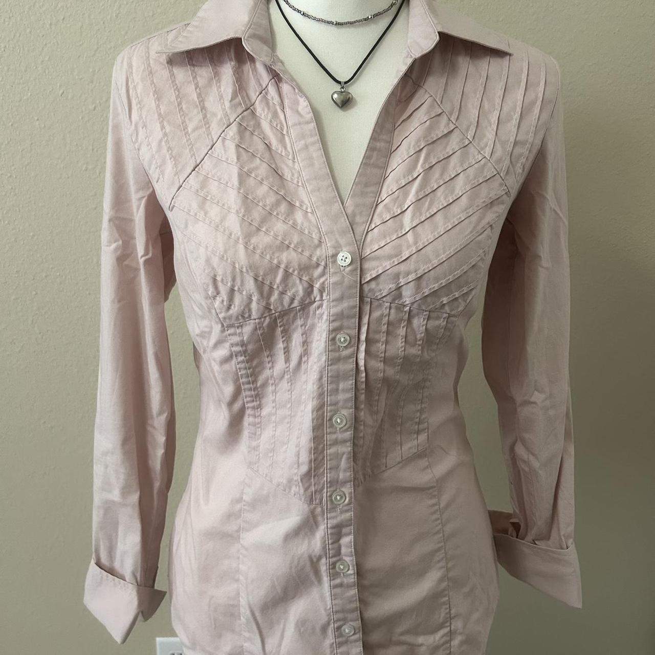 Office siren/Express/button up/size medium/excellent... - Depop