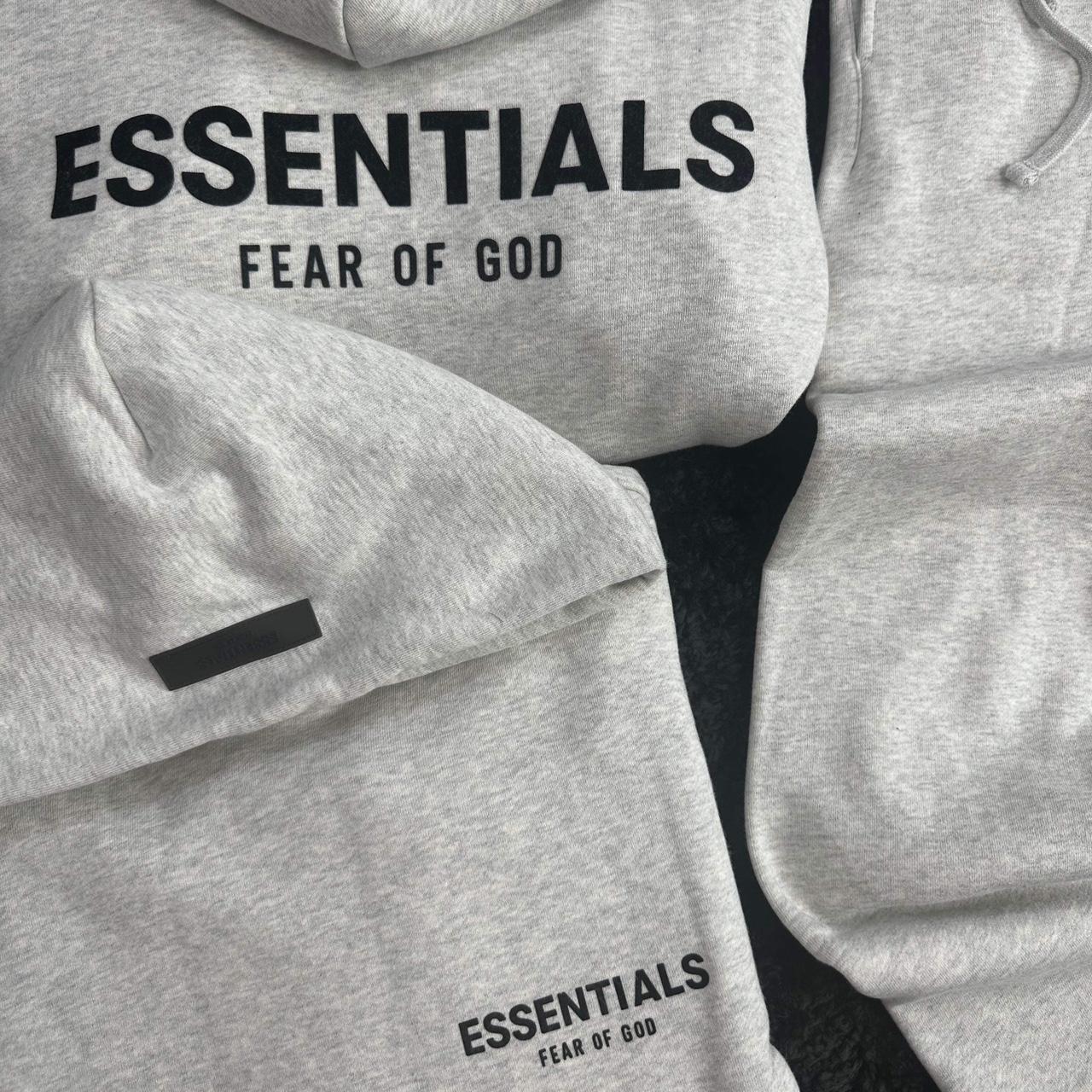 Fear of god Essentials SS22 Light Heather... - Depop