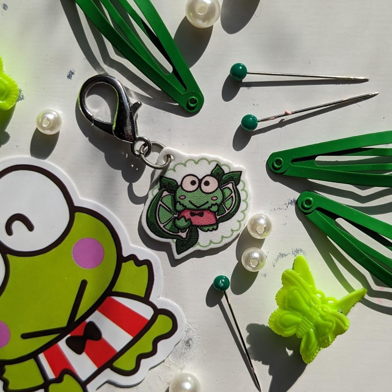 Mini Keroppi Keychain! ｡⁠*ﾟ⁠+ > Very cute pastel... - Depop