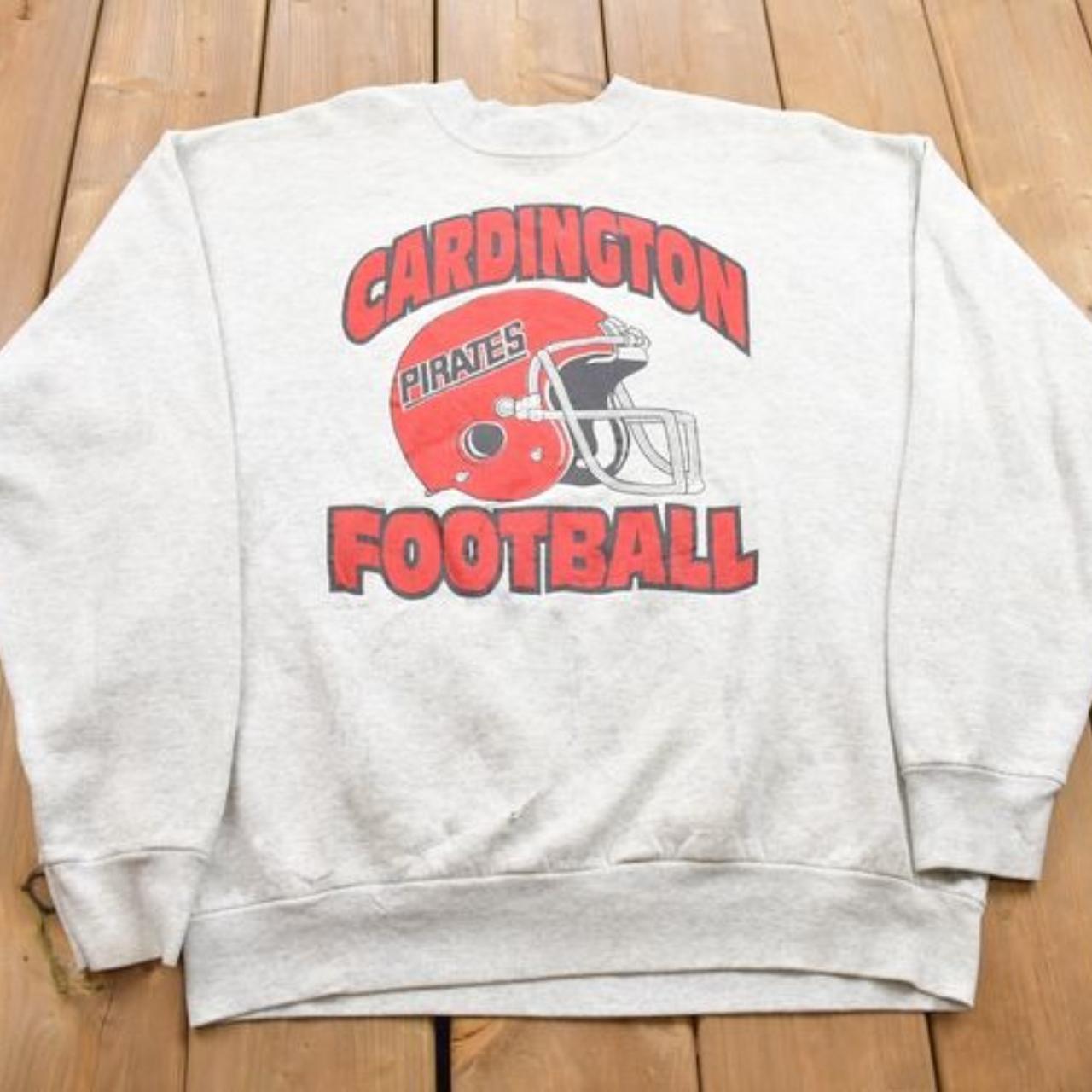 Vintage 1990s Cardington Pirates Football Crewneck... - Depop