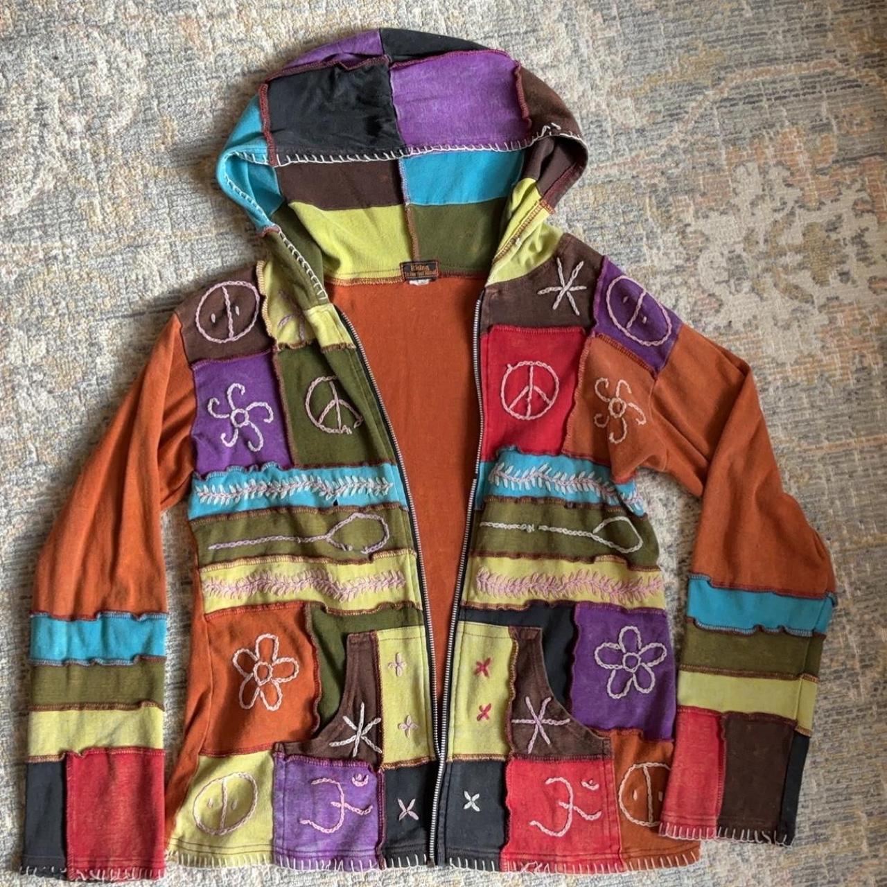 Rising international patchwork jacket - Depop