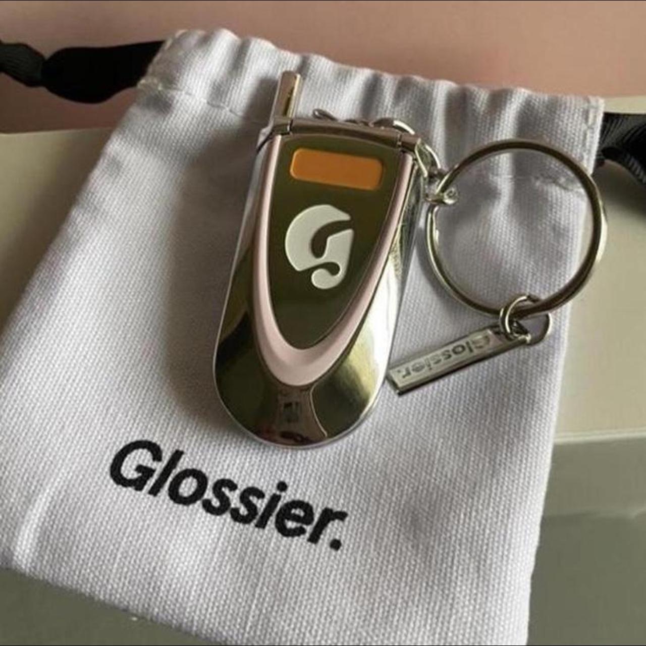 Rare Glossier Phone Keychain / Keyring Exclusive!!... - Depop