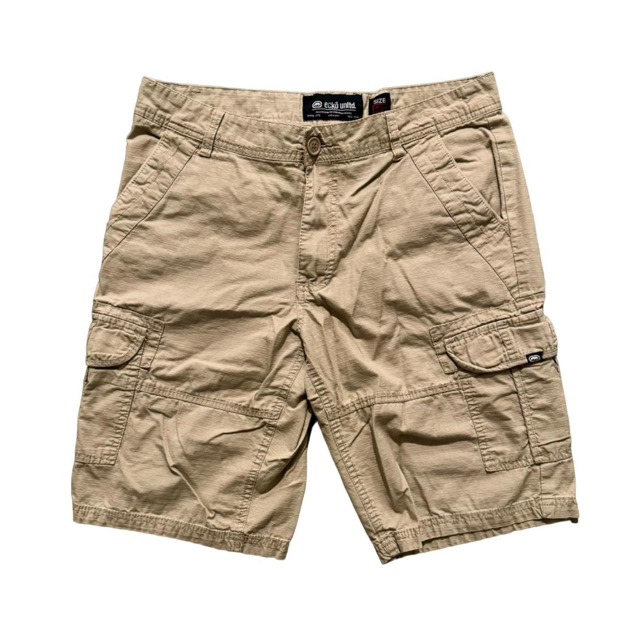 Tan Cargo Shorts (Great Condition) Size: 32 DM for... - Depop