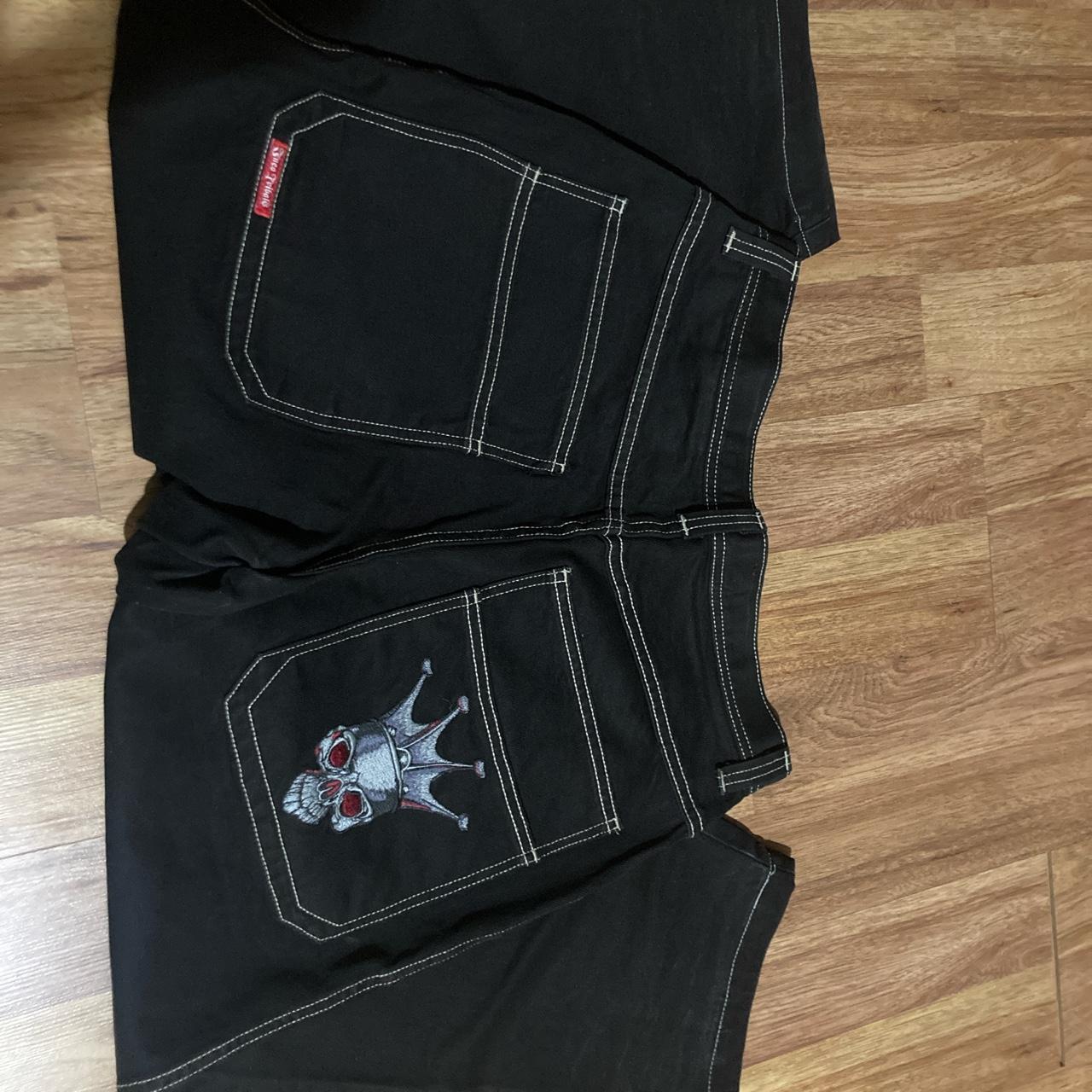 Sexy pair of RARE JNCO TRIBAL JEANS in black with... - Depop