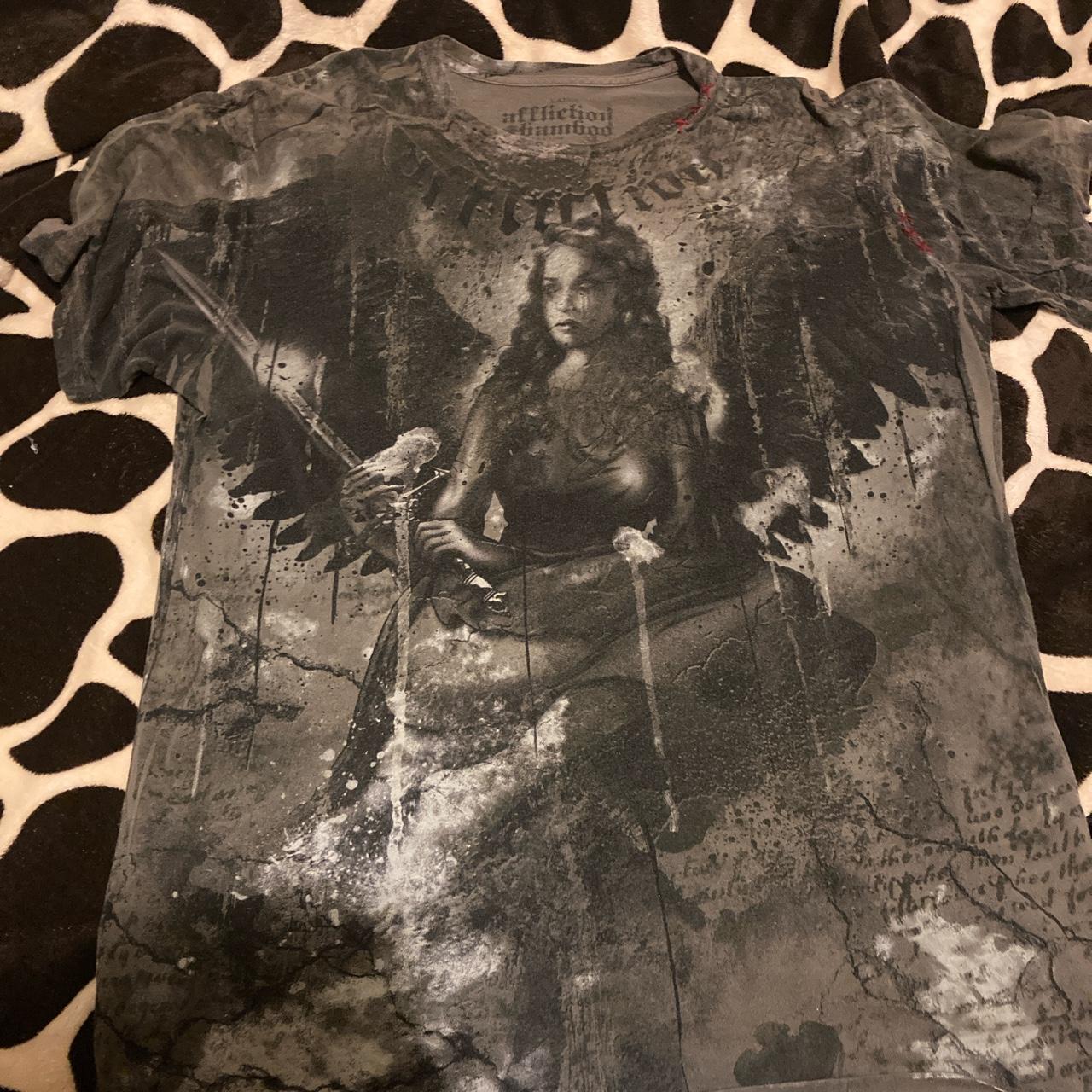 Really cool Angel women Afflcition tee SUPER RARE... - Depop