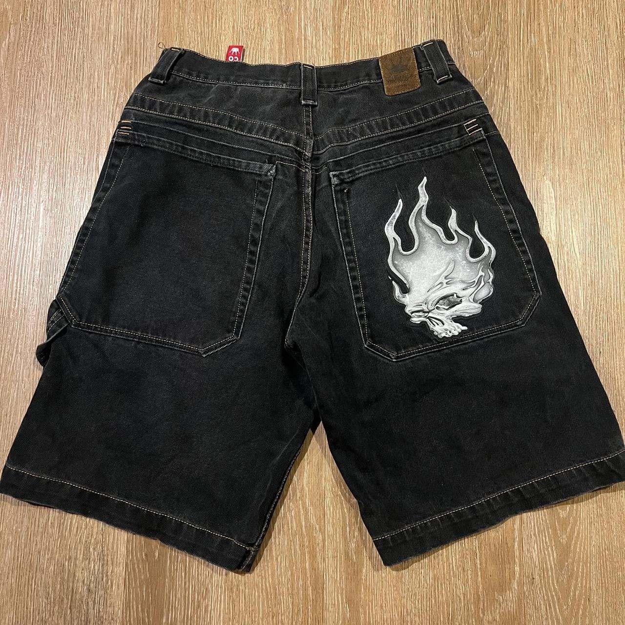 rare skull JNCO skull jorts😽 DO NOT PURCHASE dm... - Depop