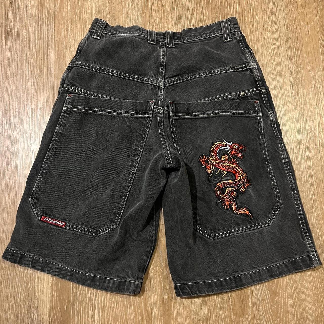dragon JNCO jorts 💕 PRICE IS FIRM dm first waist 32,... - Depop