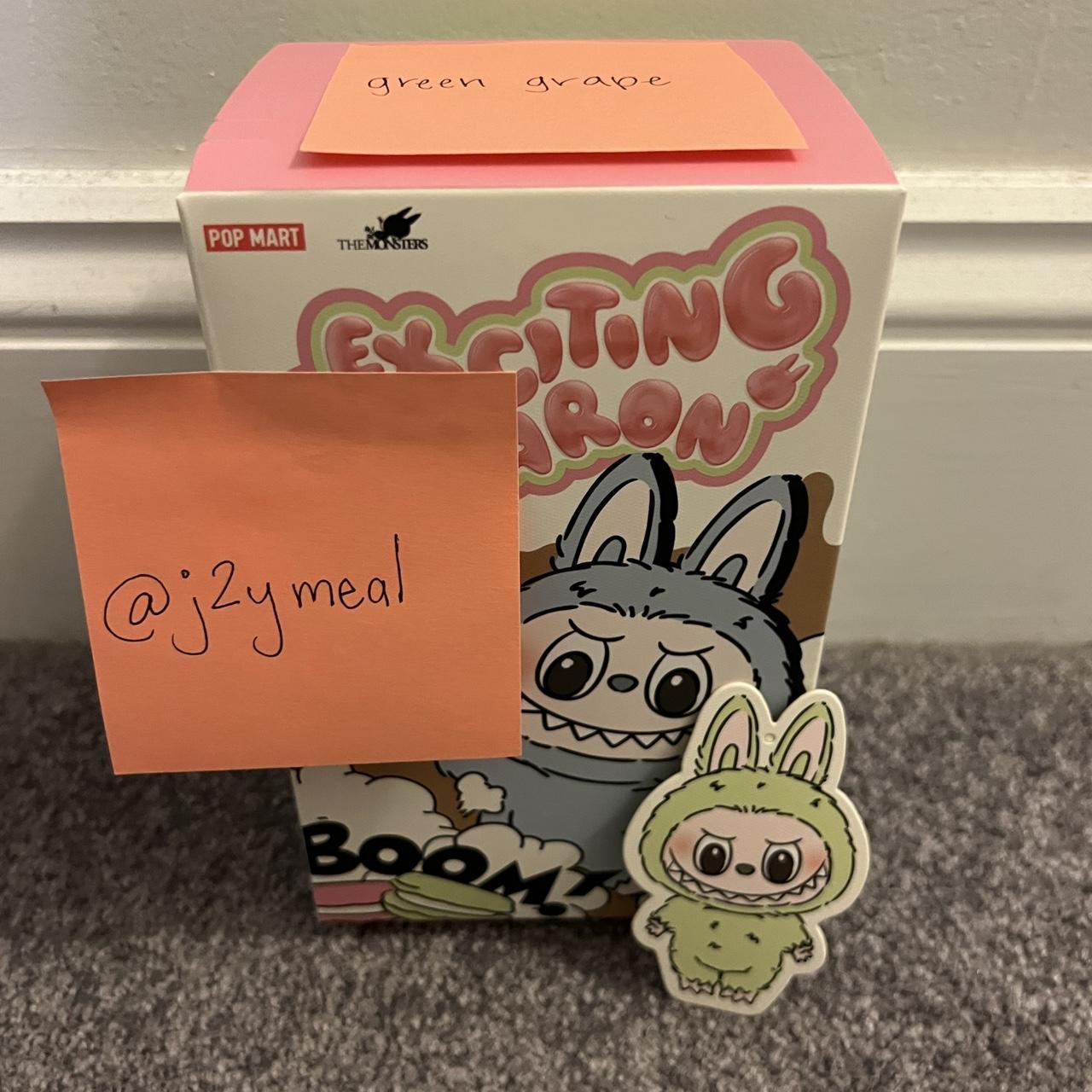 Green Grape Macaron Labubu UNOPENED - box unopened,... | Depop