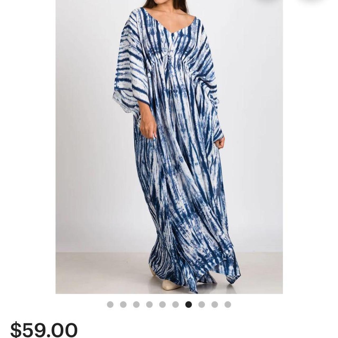 Sevya Handmade Shibori Caftan. Best fits Size L -... - Depop