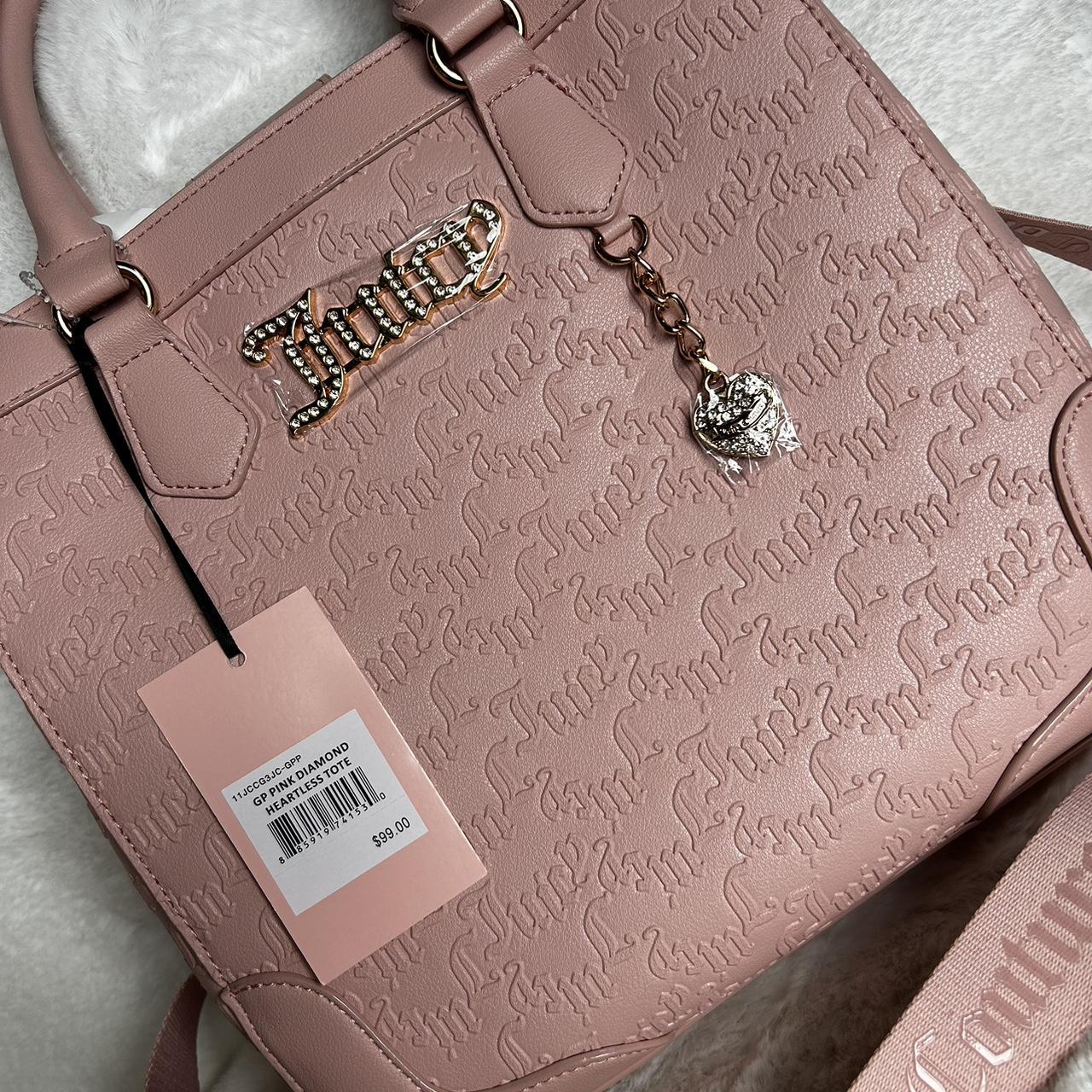 NWT Juicy Couture Pink Diamond Heartless... - Depop