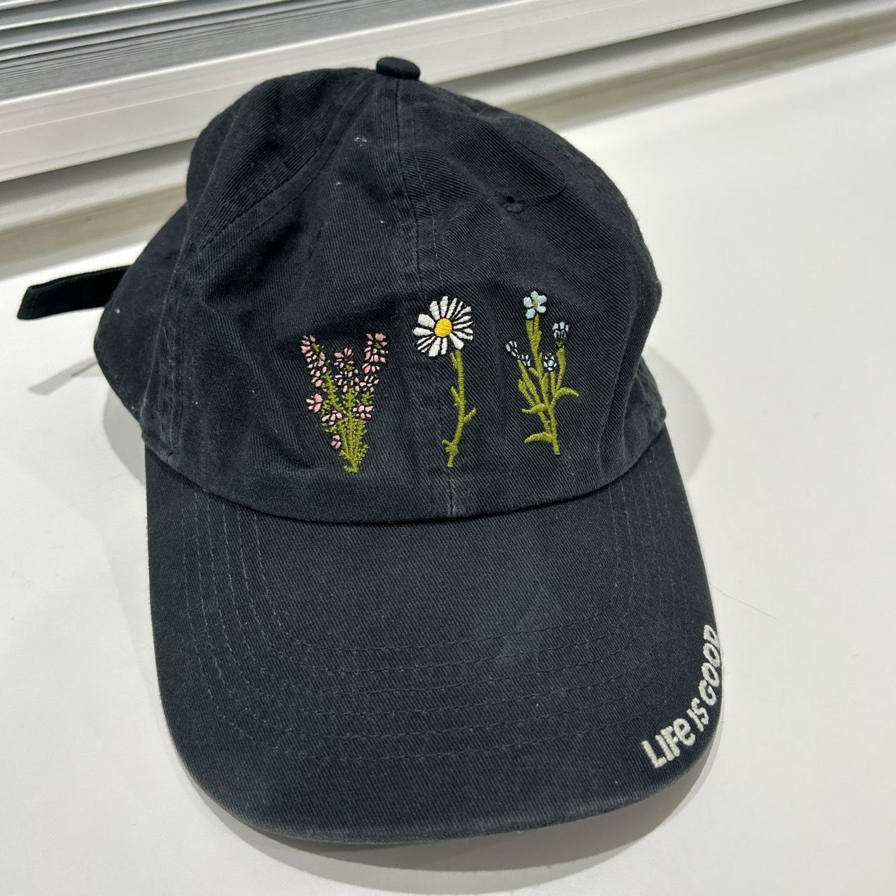 life is good flower hat - Depop