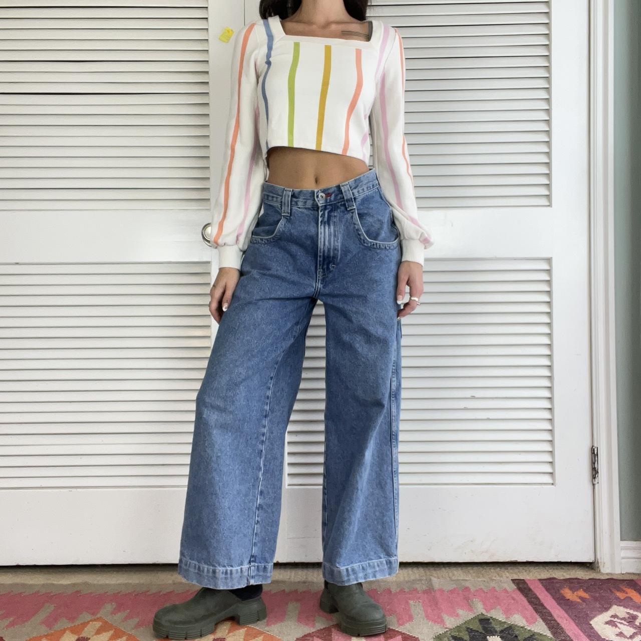 vintage wide leg jnco jeans authentic 90s JNCO... - Depop