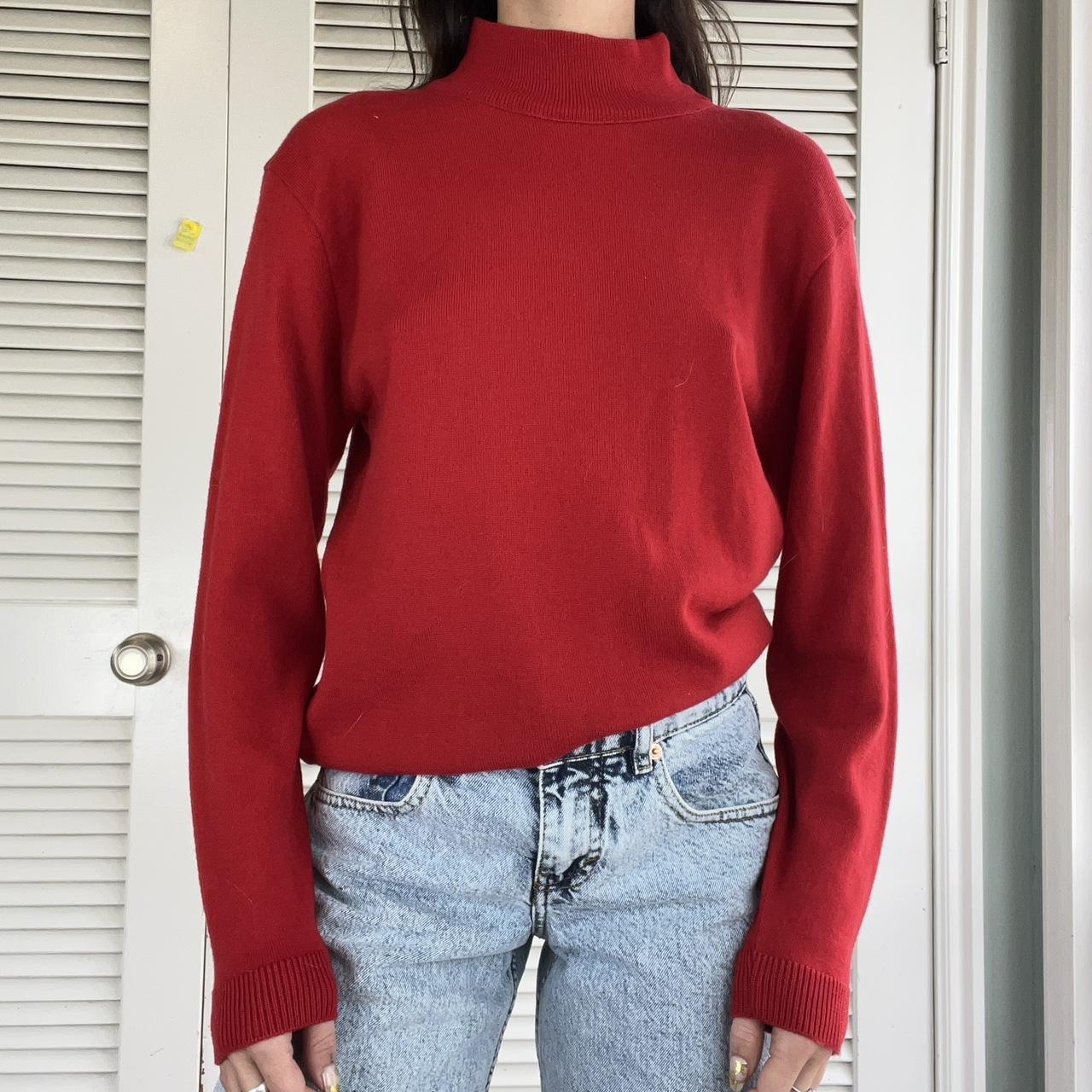 Pendleton Women's Red Jumper | Depop