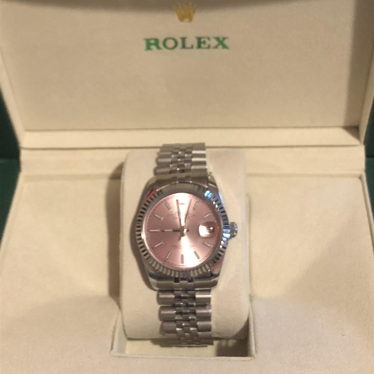 Rolex Pink Datejust 36MM With Box Fast... - Depop