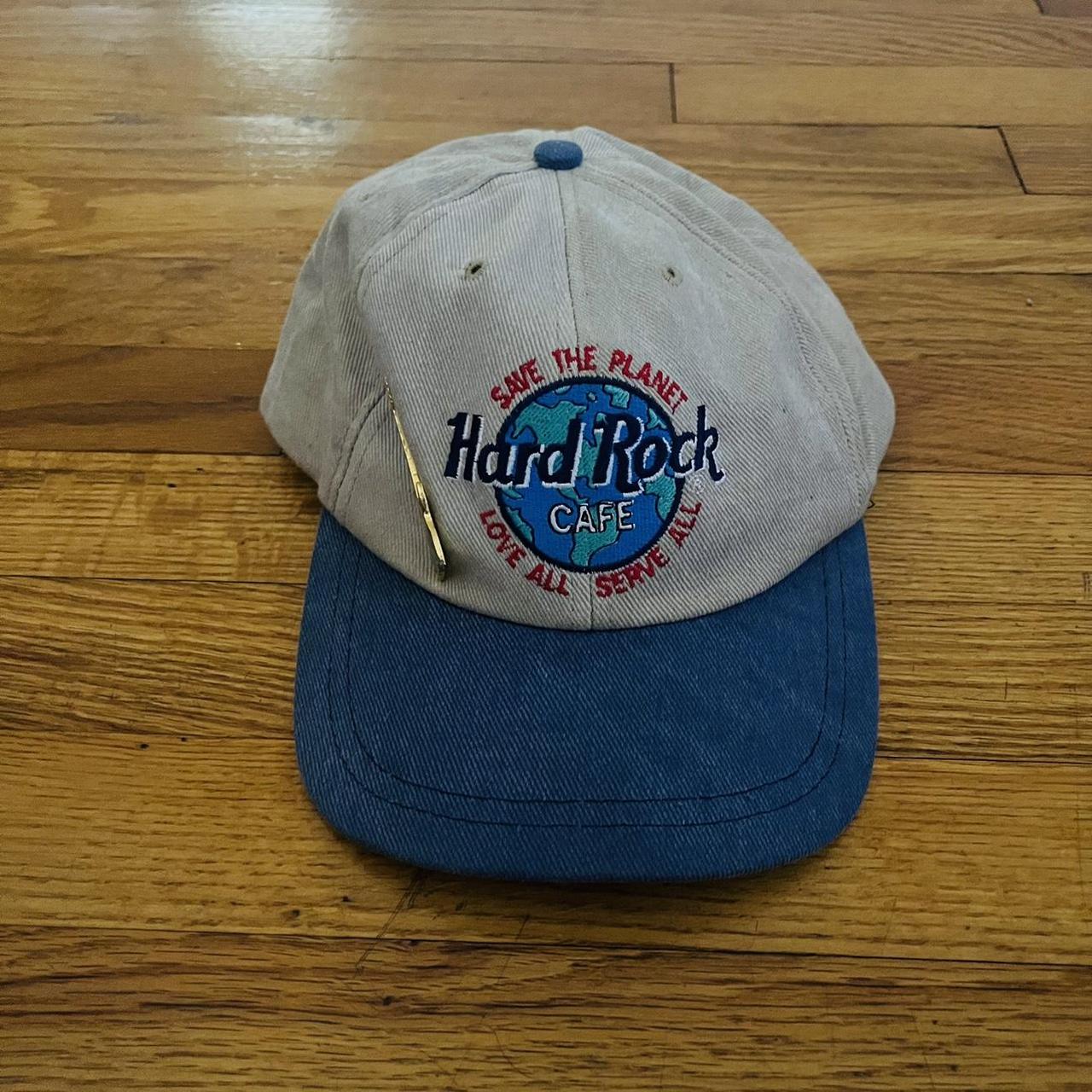 Vintage Hard Rock Cafe Hat With Vintage Pin - Depop