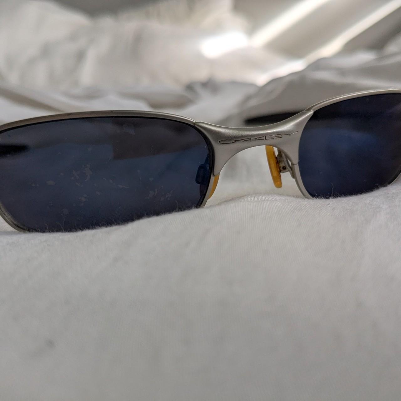 Oakley Square Wire 2.0 Light/Ice Iridium Metal Frame... - Depop