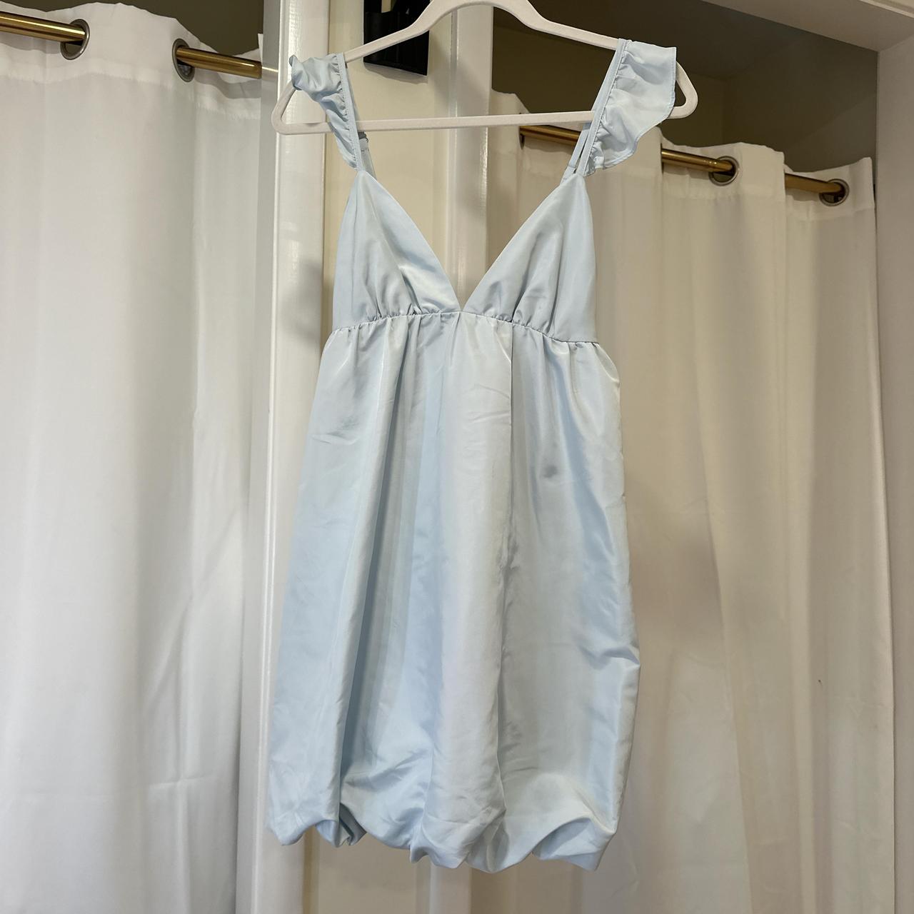 Light blue bubble dress - Depop