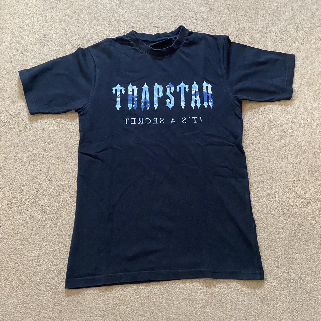 Black Trapstar Tee Size Medium - Depop