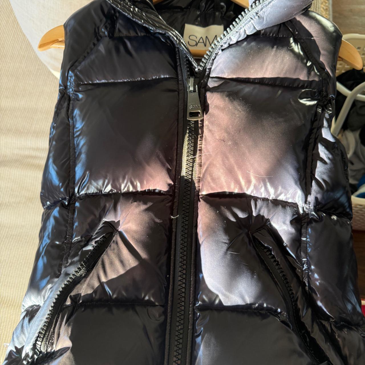 SAM Glossy down puffer vest. Everyone’s wearing a... | Depop