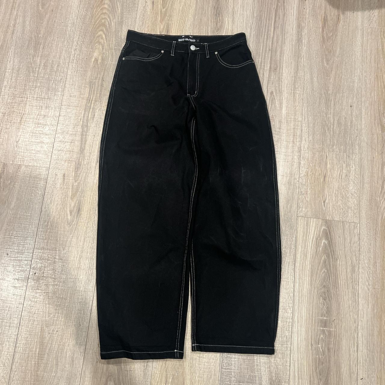 Digits baggy jeans, great condition some distressing - Depop
