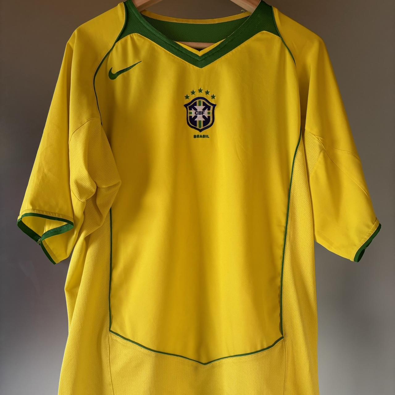 Brazil T90 National football shirt 2004 Very... - Depop