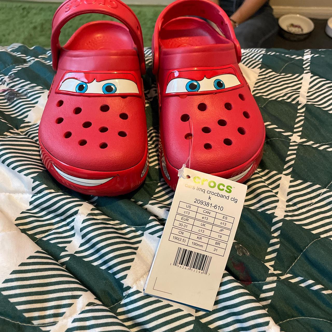 Lightning McQueen #crocs#kachow - Depop