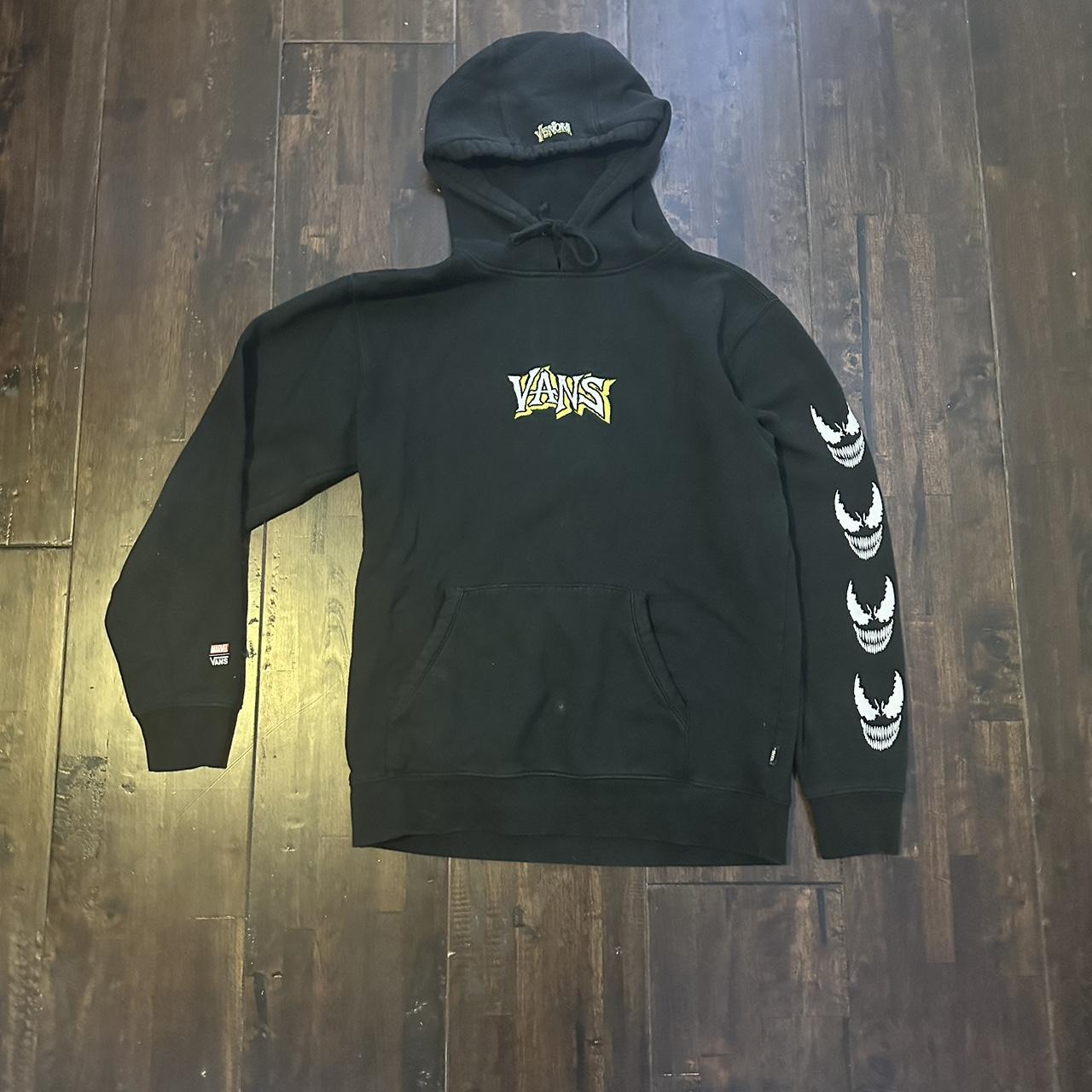 Vans Marvel Venom hoodie size small, 8/10 condition.... - Depop