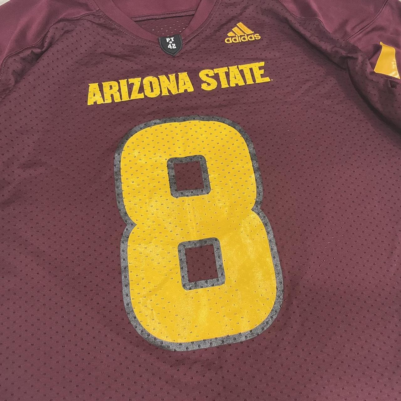 ADIDAS ARIZONA STATE ASU SUN DEVILS FOOTBALL JERSEY... | Depop