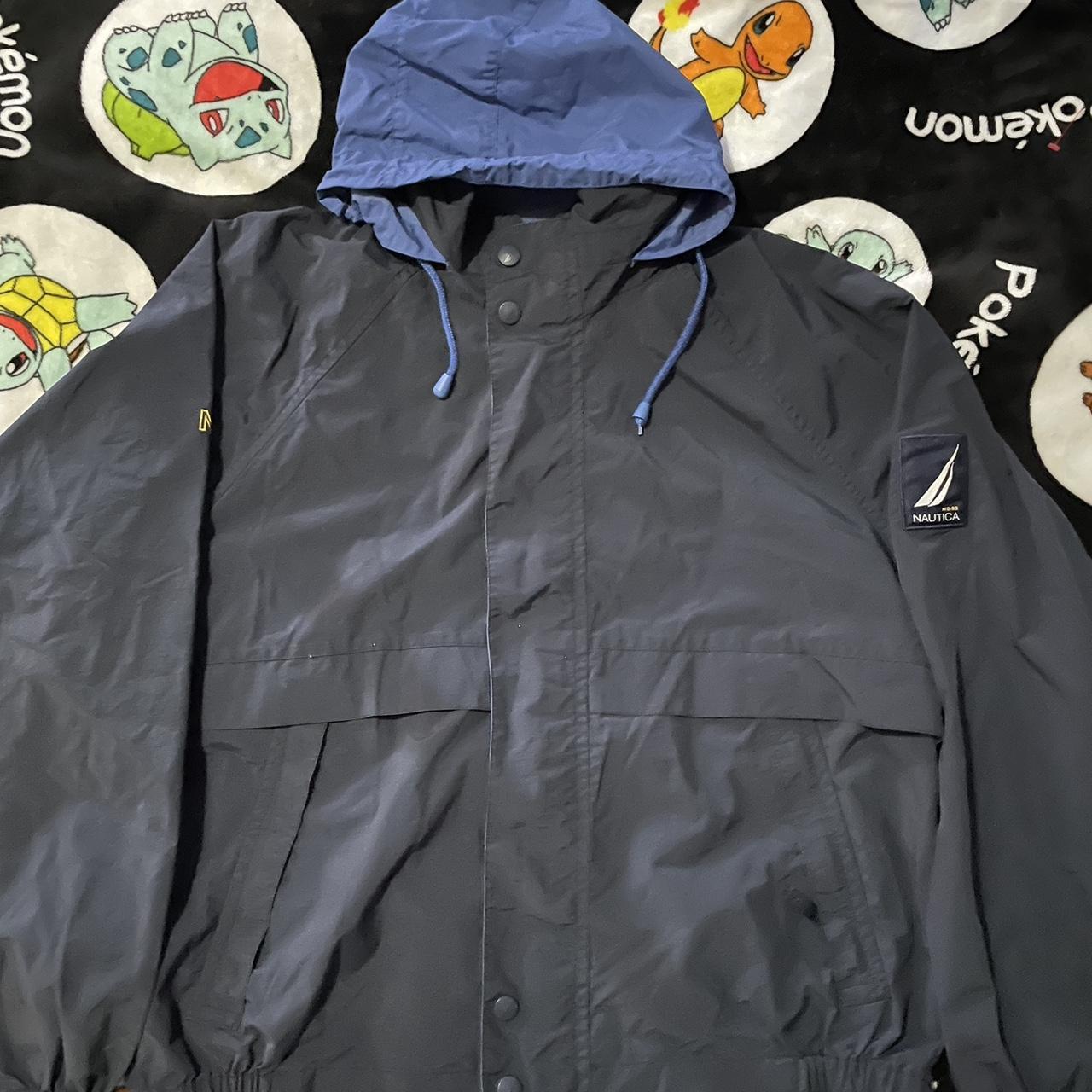 Navy blue NS-83 Nautica jacket - Depop