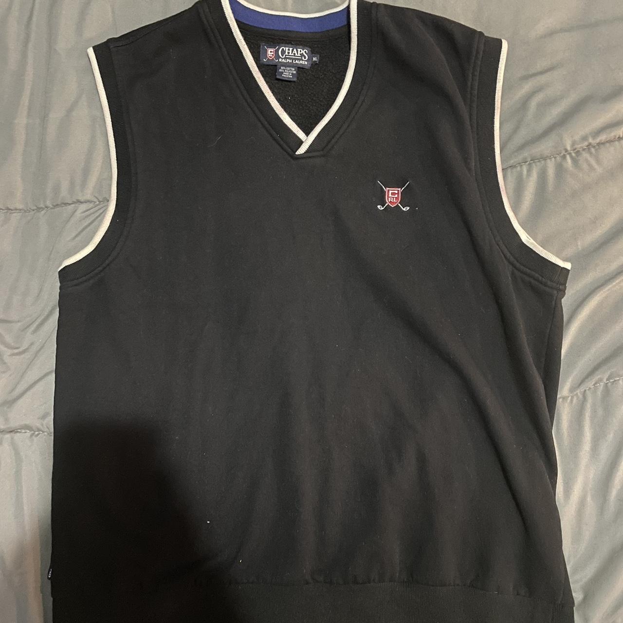 Black chaps golf vest - Depop