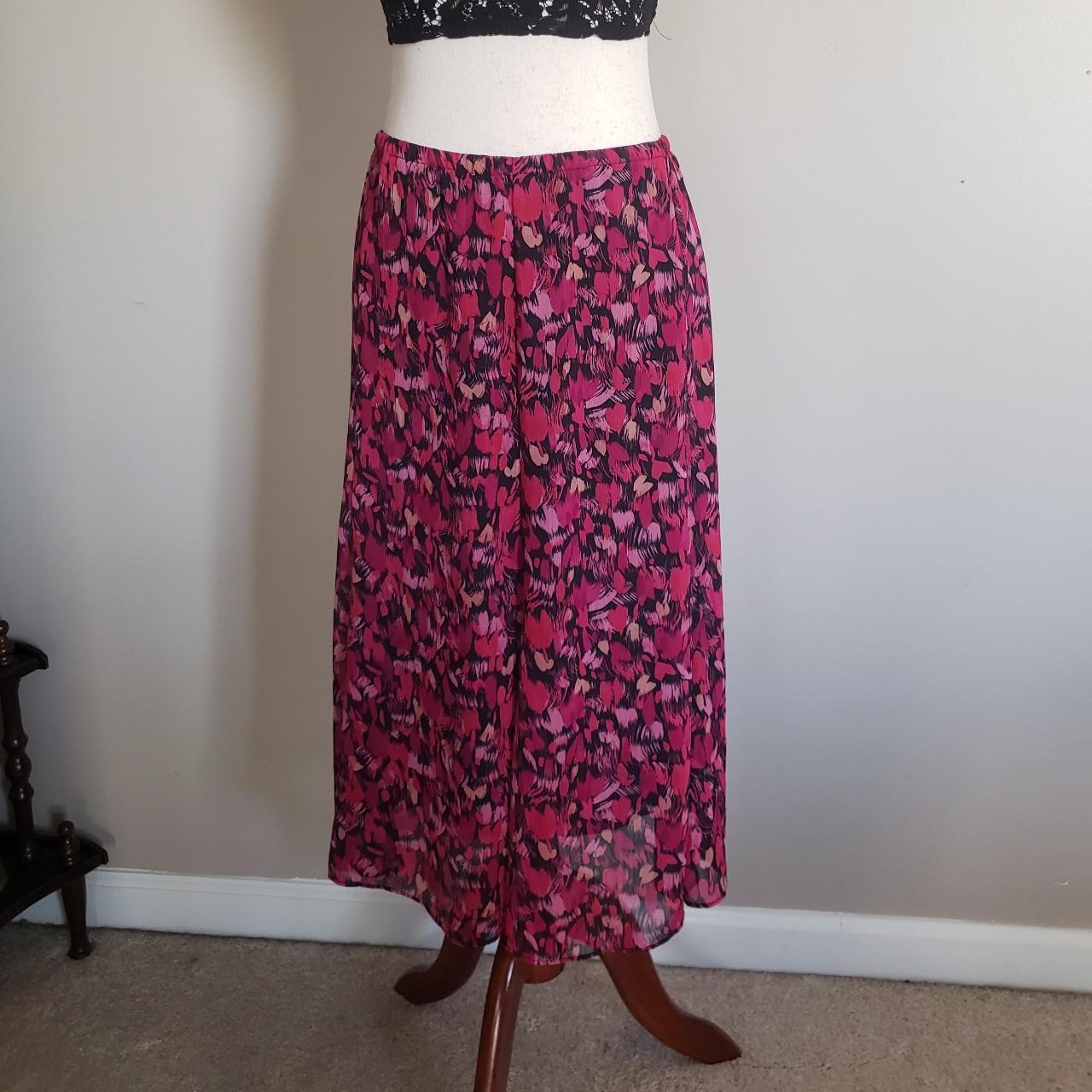 Vintage skirt Plus size 22W Unbranded. Double... - Depop