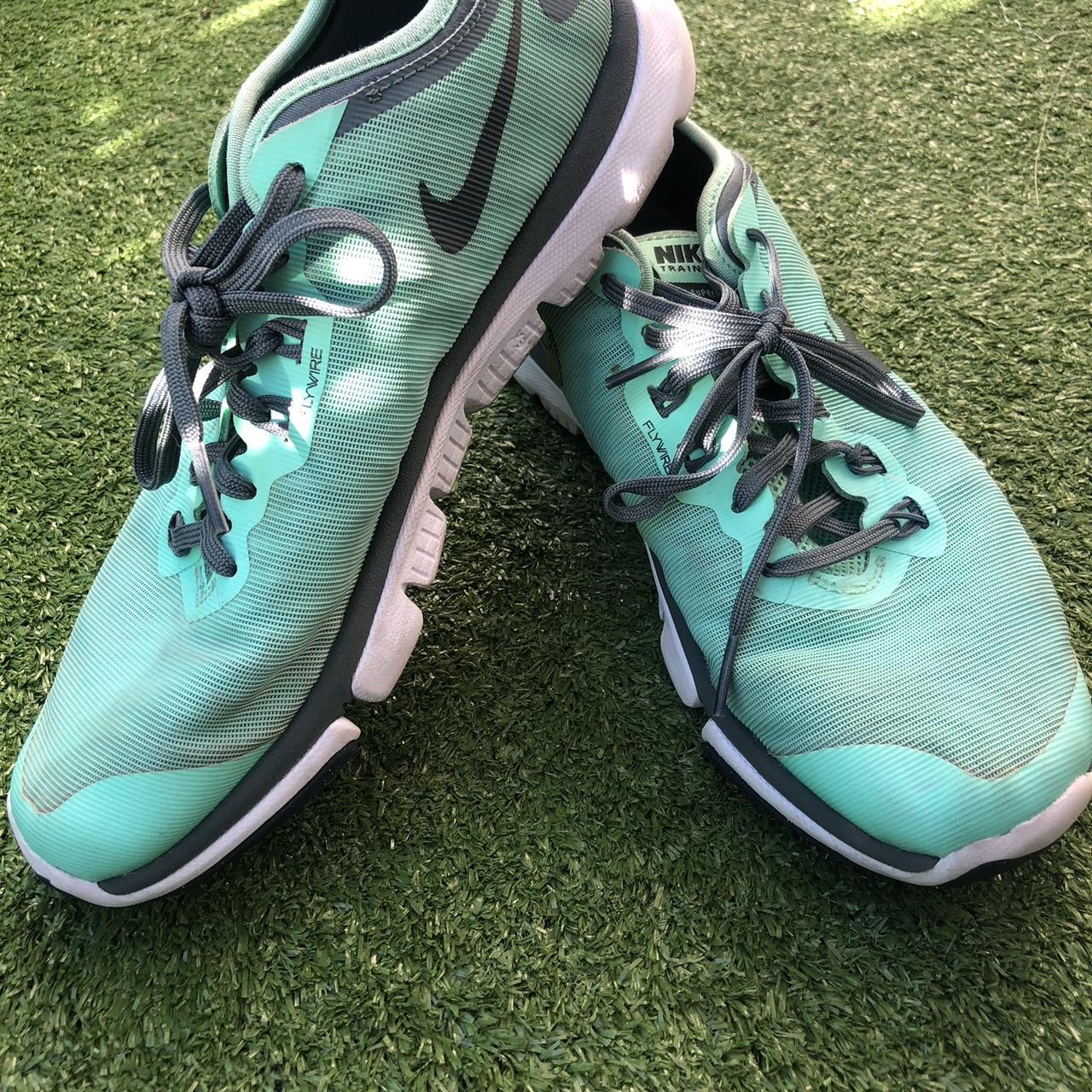Turquoise Nike women shoes #nike #women #shoes - Depop