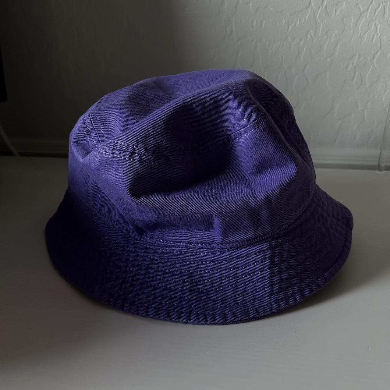 purple bucket hat 💜 brand: new hat tan worn once -... - Depop